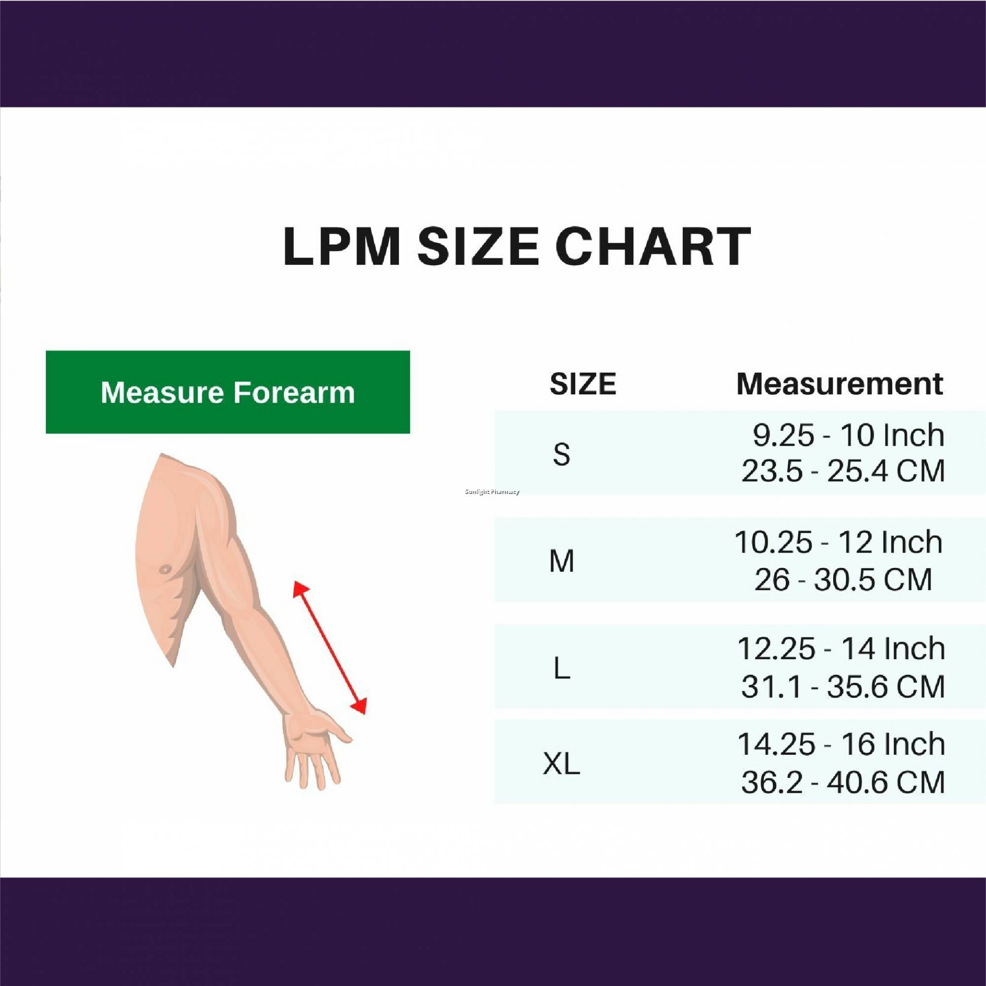 LPM Support Elastic Arm Sling (All Sizes) #LPM839